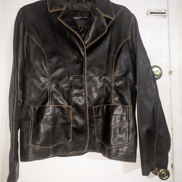 Rampage | Jackets & Coats | Vintage Black Leather Jacket | Poshmark